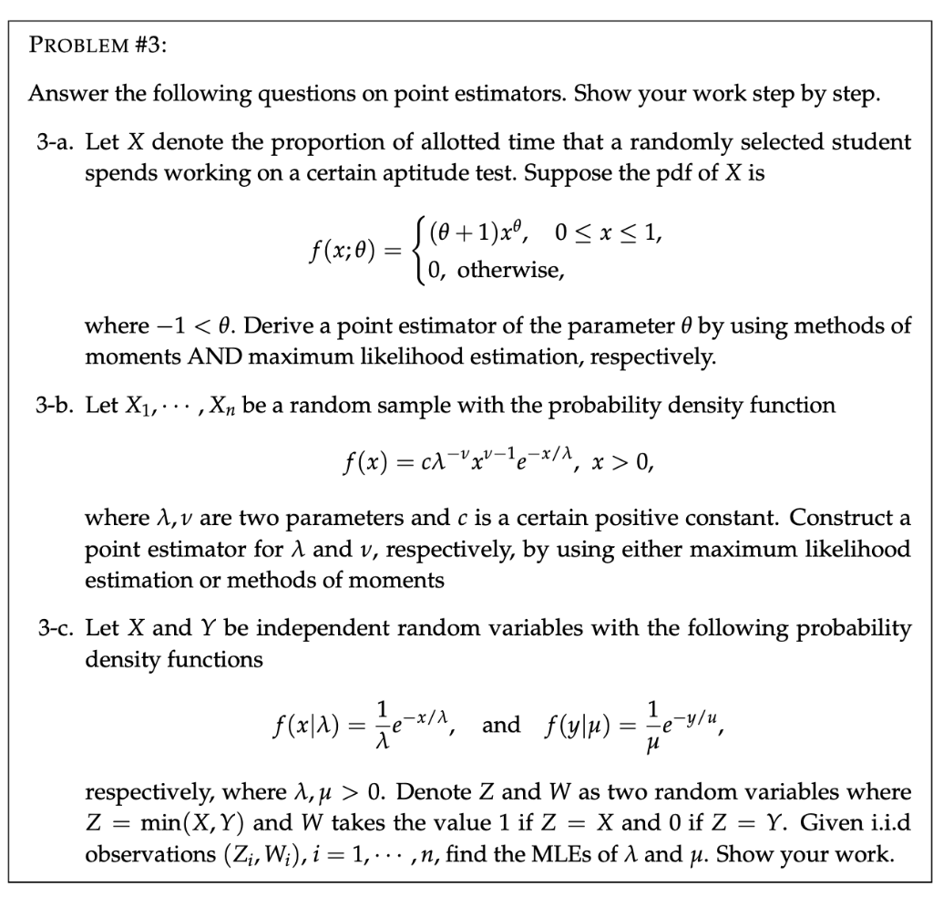 Solved PROBLEM #3: Answer the following questions on point | Chegg.com