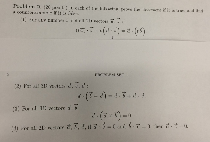 Solved In each of the following, prove the statement if it | Chegg.com