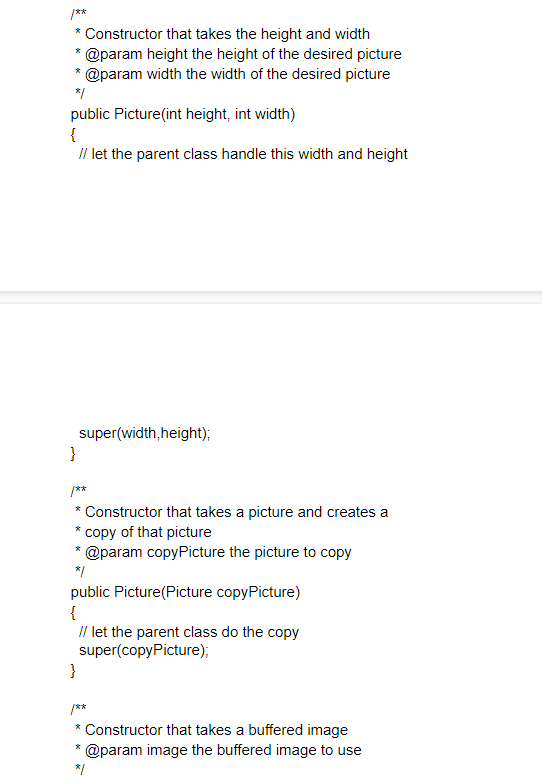 Solved Picture Lab: 1) write a method called keepOnlyBlue() | Chegg.com