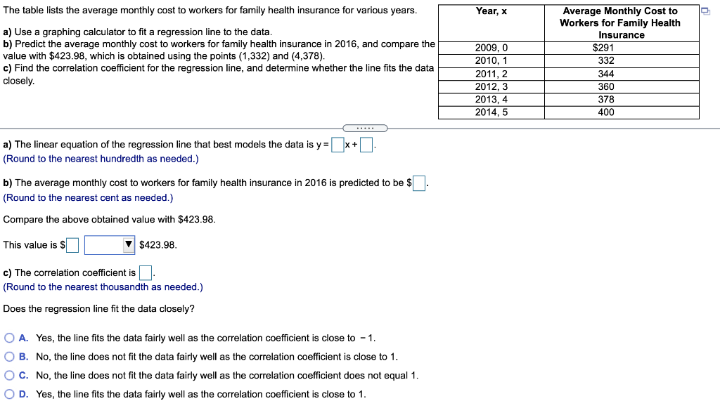 solved-year-x-the-table-lists-the-average-monthly-cost-to-chegg