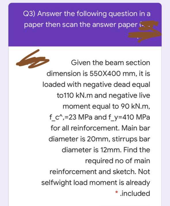 Q3) Answer the following question in a paper then | Chegg.com