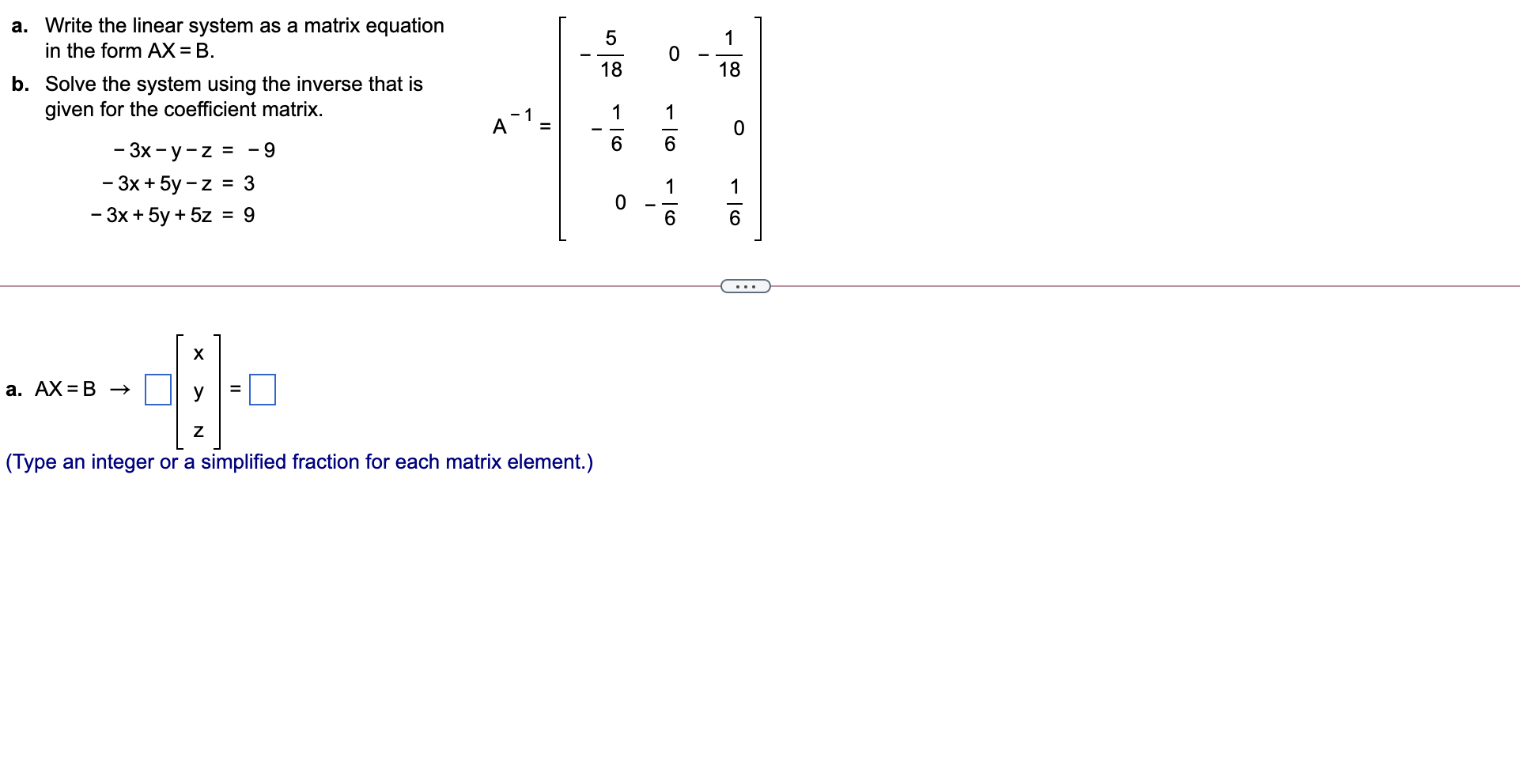 Solved Write the matrix equation as a system of equations. | Chegg.com