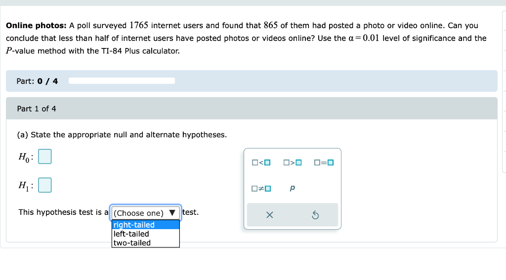 Solved Online Photos A Poll Surveyed 1765 Internet Users 