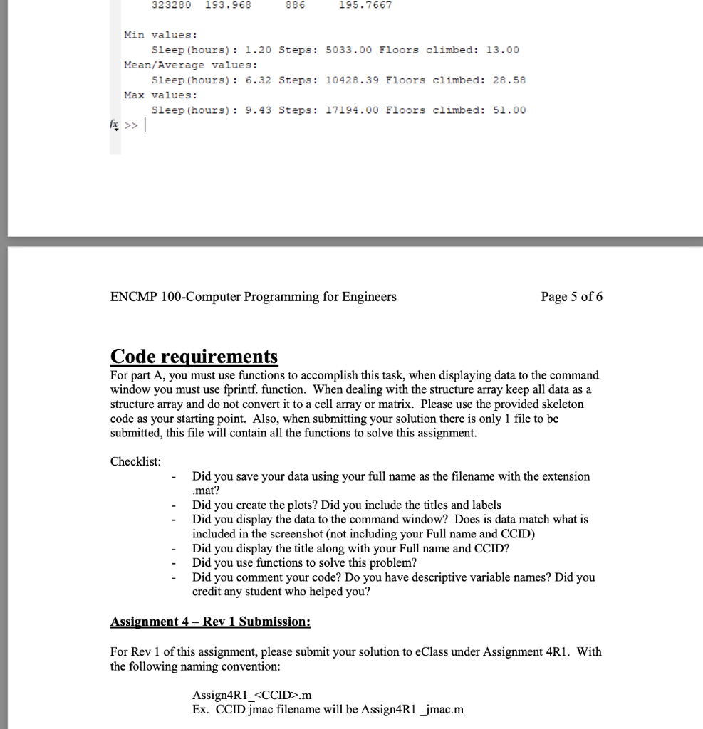 ENCMP 100-Computer Programming for Engineers Page 1 | Chegg.com