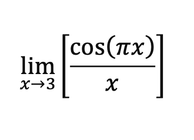 Solved (cos(ix) lim π x+3 х | Chegg.com