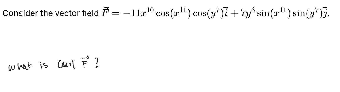 Solved Consider the vector field | Chegg.com