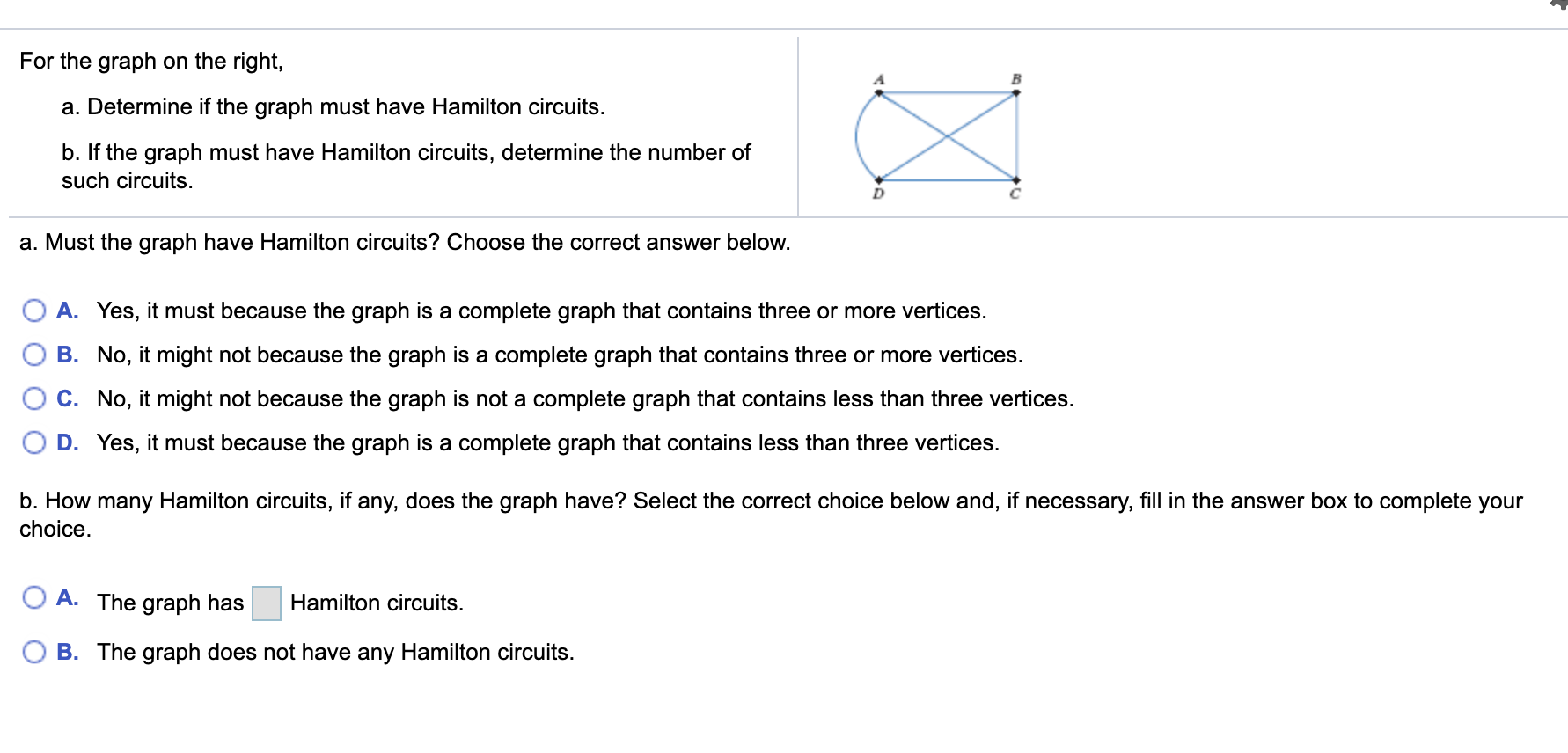 Solved For the graph on the right, a. Determine if the graph | Chegg.com