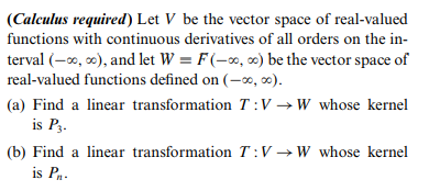 Solved (Calculus required) Let V be the vector space of | Chegg.com