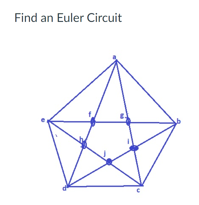 Solved Find an Euler Circuit g e с | Chegg.com