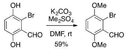 Solved OH OME Br K2CO3 Me2SO4 Br CHO DMF, rt 59% CHO OME OH | Chegg.com