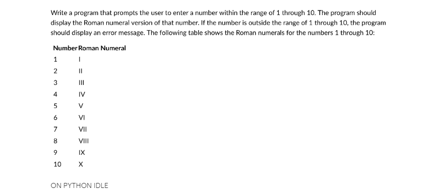 Solved Write A Program That Prompts The User To Enter A