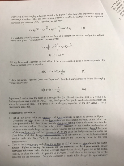 Solved lty Physics II (PHYS-218-01) RC Time Constant | Chegg.com