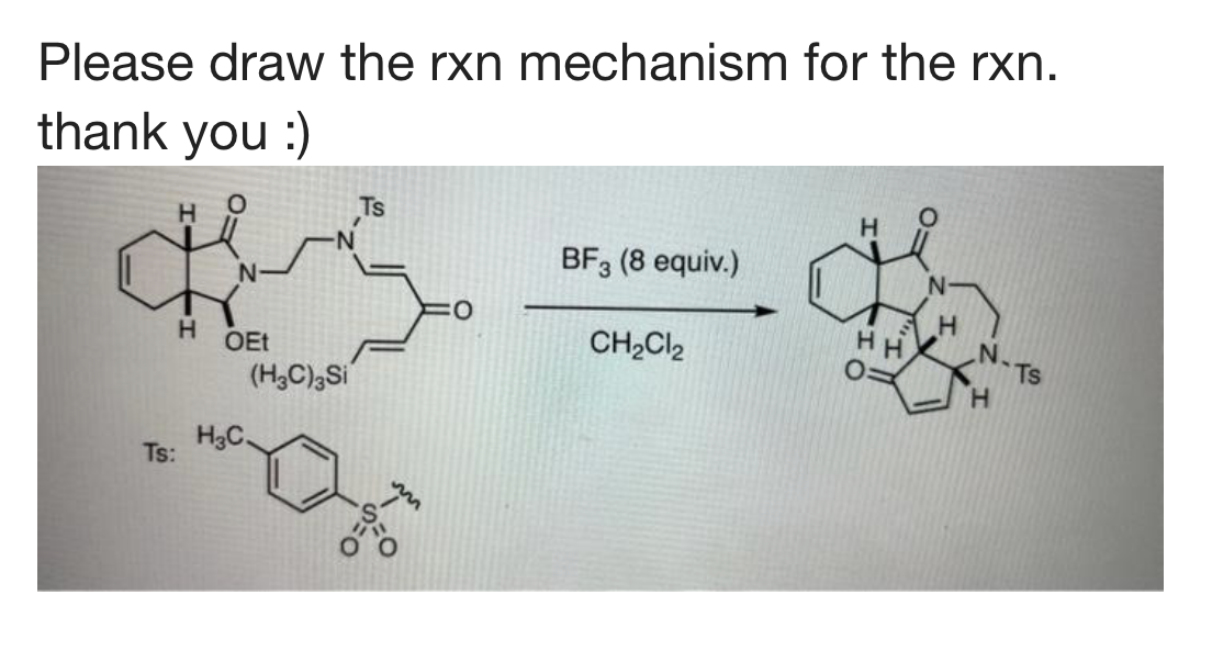 Please draw the rxn mechanism for the rxn. thank | Chegg.com