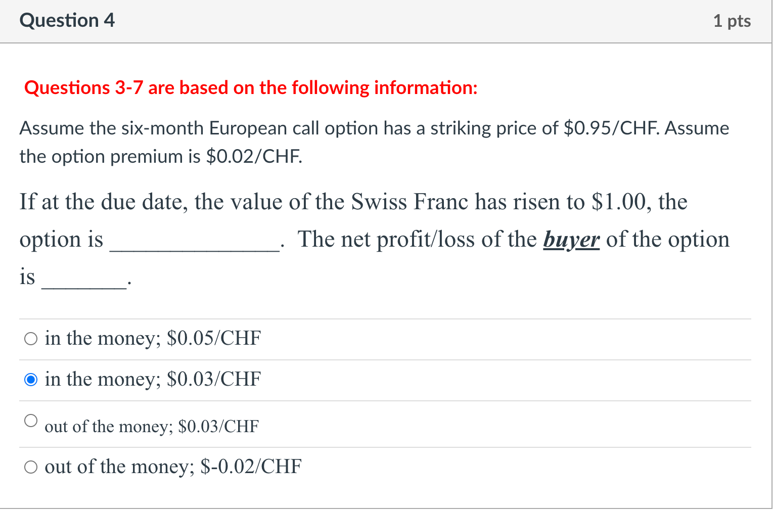 Solved Questions 3-7 are based on the following information: | Chegg.com