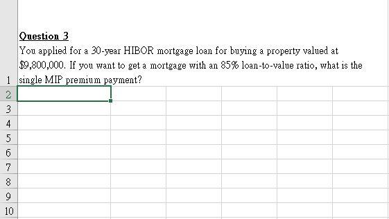 You applied for a 28 -year HIBOR mortgage loan for | Chegg.com