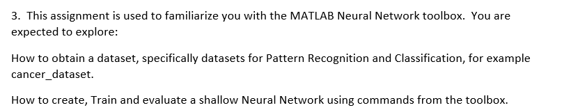 Solved 3. This assignment is used to familiarize you with | Chegg.com