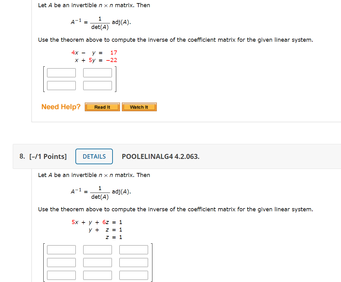 Solved Let A be an invertible n n matrix. Then Use the | Chegg.com