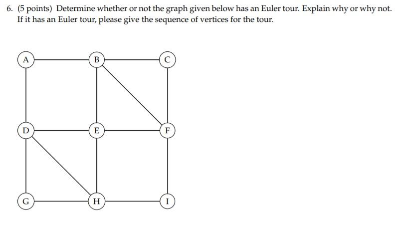 Solved Answer the question completely, explaining your | Chegg.com