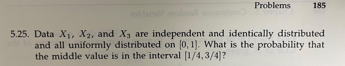 Solved 25. Data X1,X2, and X3 are independent and | Chegg.com