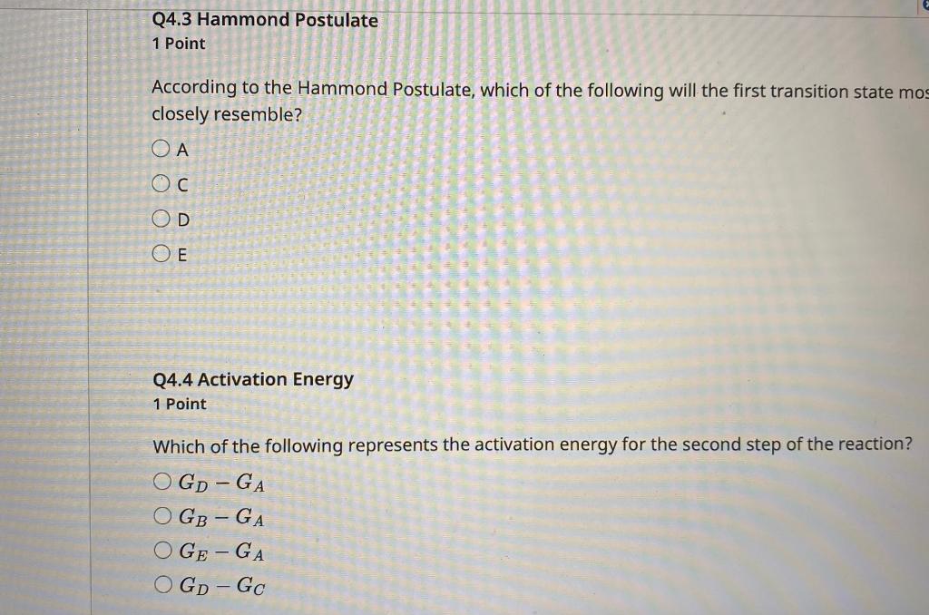 Solved Reaction Coordinate1 Point How many steps does this | Chegg.com
