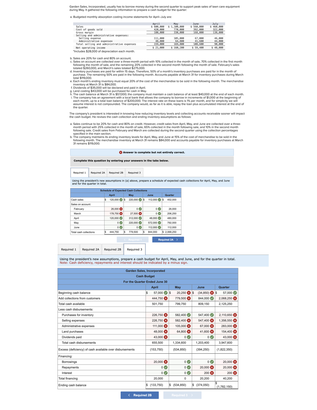 Solved Solve and give the right answers for the marked wrong | Chegg.com