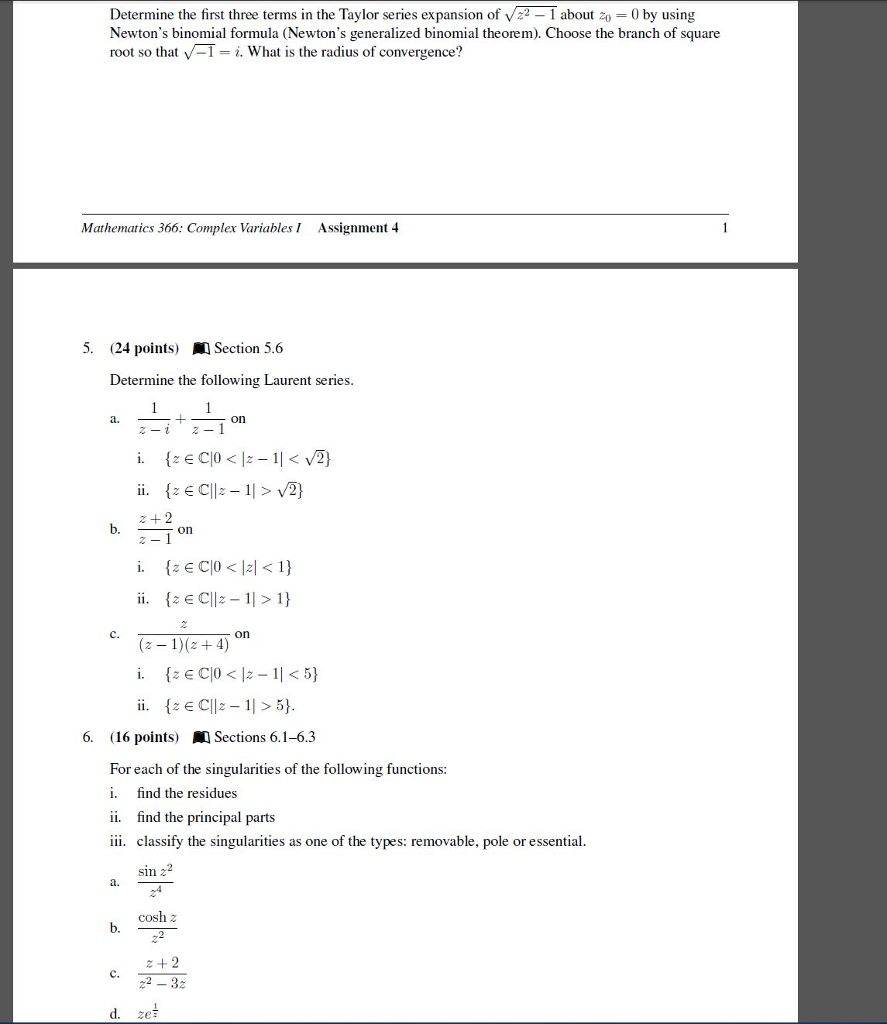 Solved Determine the first three terms in the Taylor series | Chegg.com