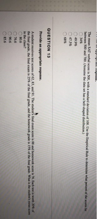 Solved Question 19 Provide An Appropriate Response The