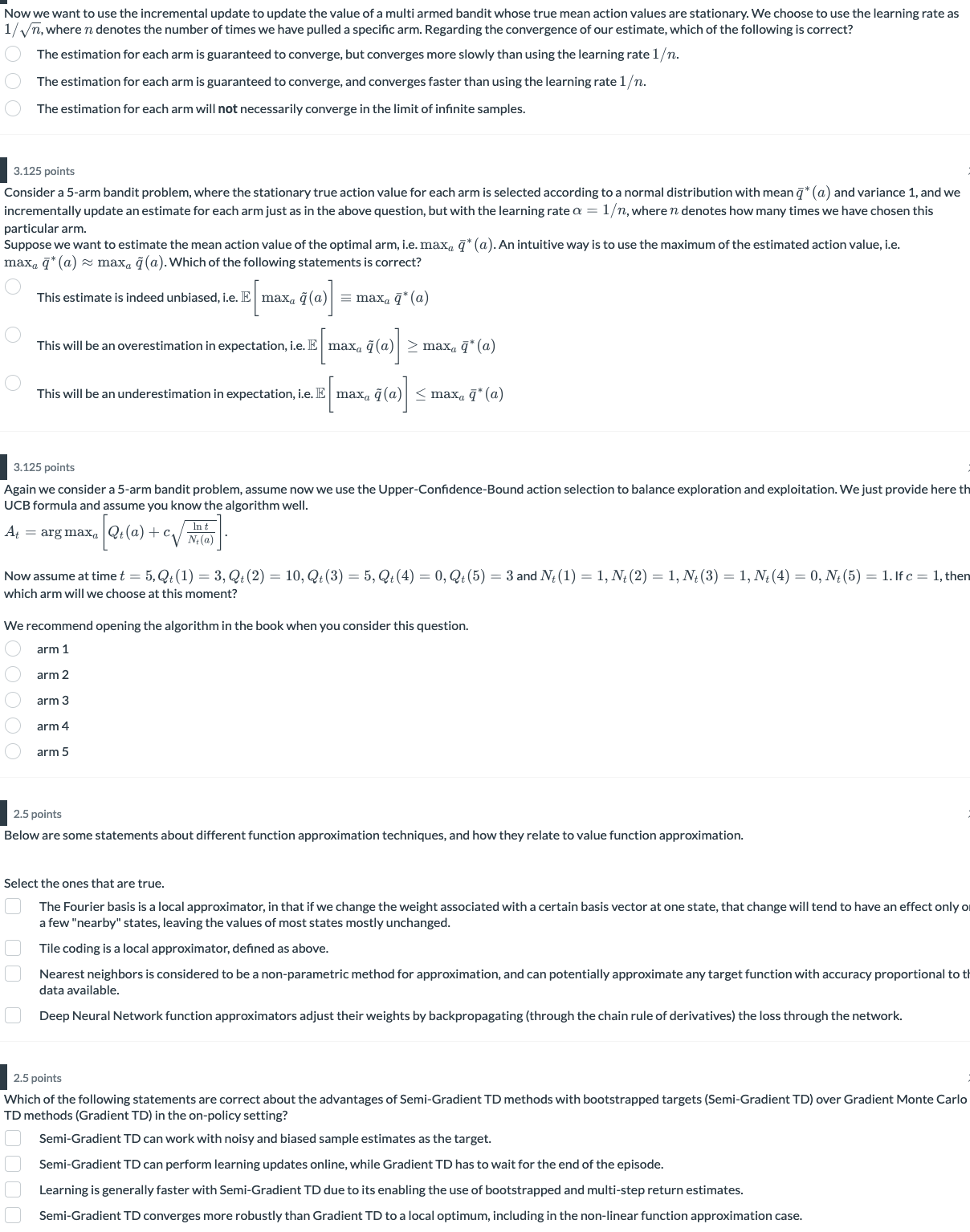 Solved Which of the following statements are correct about | Chegg.com