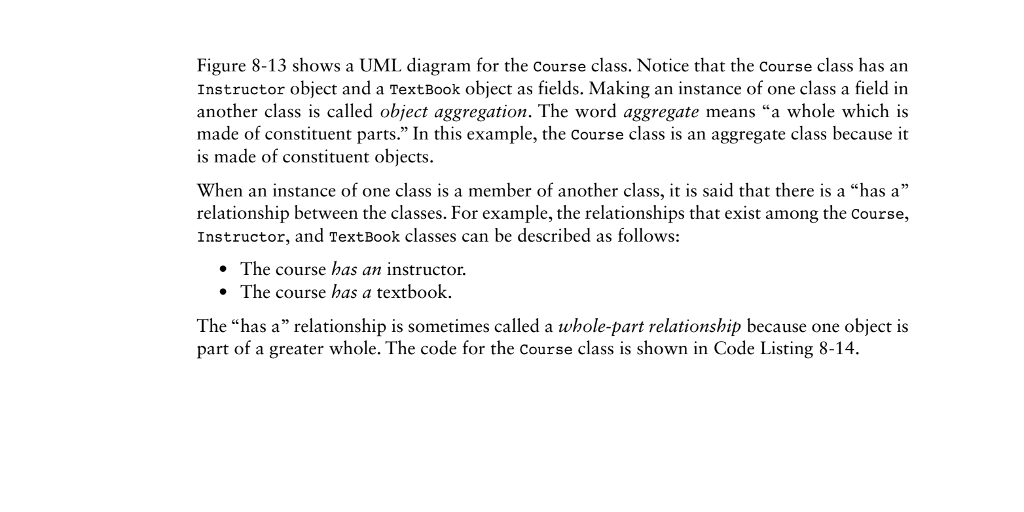 Solved *Java Language Aggregation* Instructions: Make a | Chegg.com