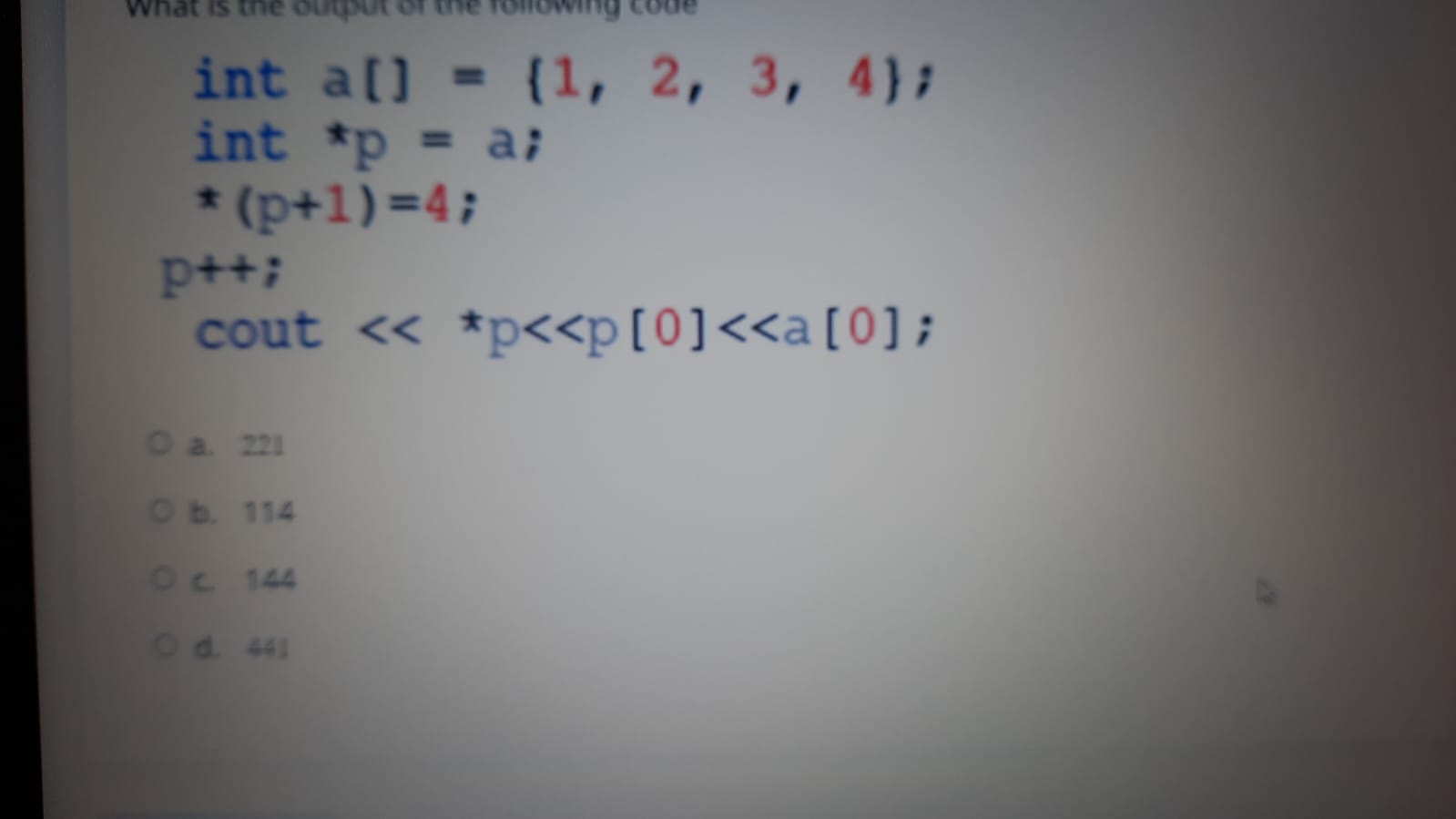 Solved if a pointer p point to a memory location, then we | Chegg.com