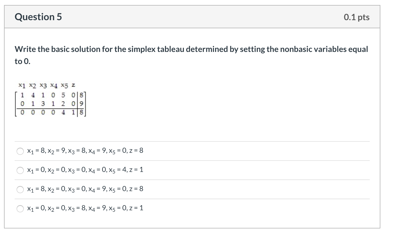 Solved Question 1 0.1 pts Convert the constraints into | Chegg.com