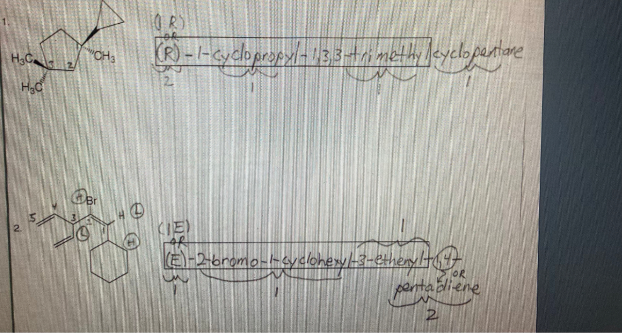 Solved Please explain how I would know to name these as I | Chegg.com