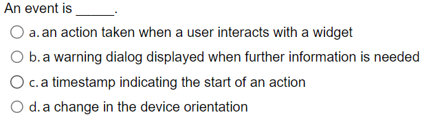 Solved TextWatcher interface defines three callbacks: | Chegg.com