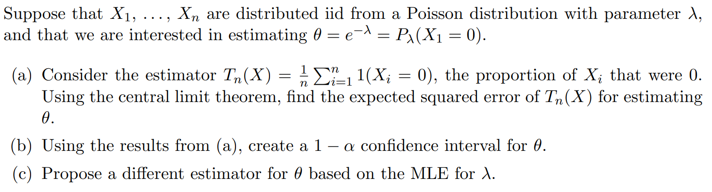 Solved Suppose that X1,…,Xn are distributed iid from a | Chegg.com