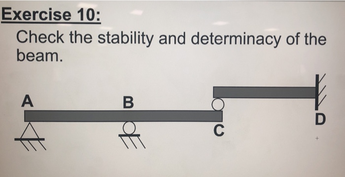 Solved Exercise 10: Check the stability and determinacy of | Chegg.com