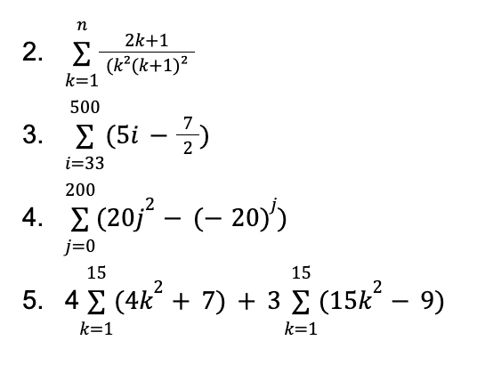 Solved 1. Find explicit formulas for sequences of the form | Chegg.com