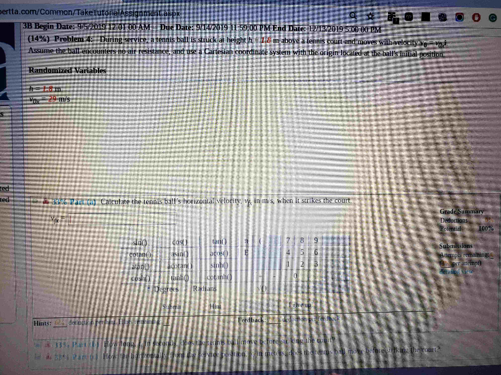 Solved pertta.com/Common/TakeTutorialAssignment aspx 3B | Chegg.com