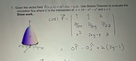 Solved 7. Given the vector field F(x,y,z)= x2,2xy−x,z . Use | Chegg.com