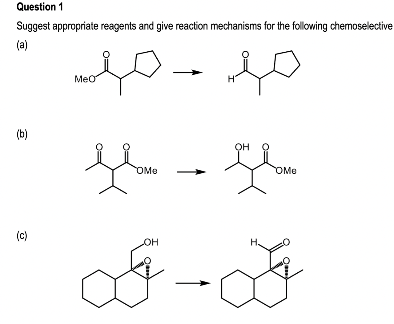 Solved Suggest appropriate reagents and give reaction | Chegg.com
