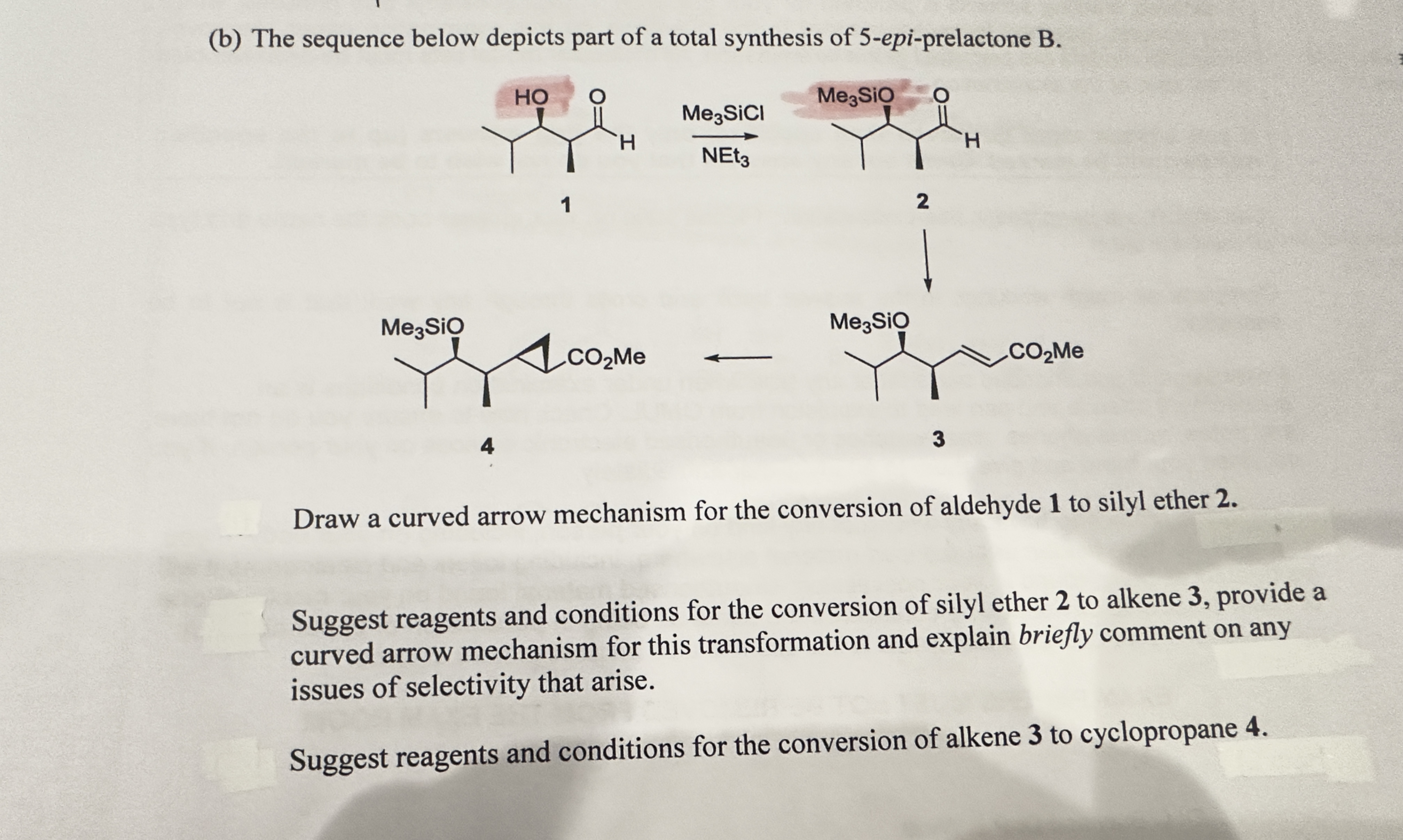Solved (b) ﻿The sequence below depicts part of a total | Chegg.com