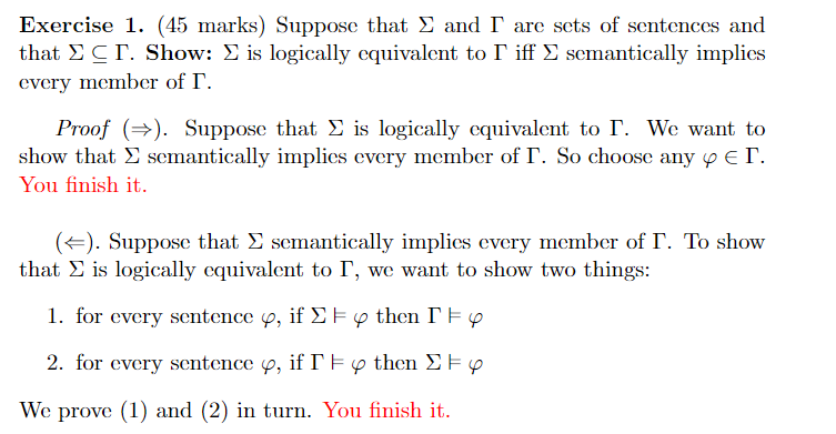Definition 1. Suppose that I and A are sets of | Chegg.com