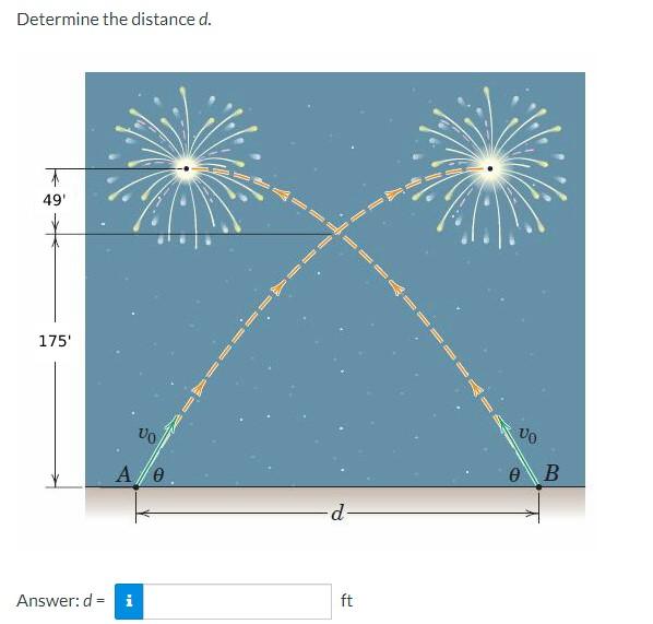 Solved A fireworks show is choreographed to have two shells | Chegg.com