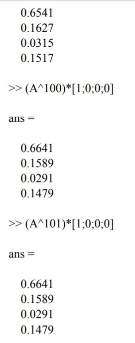 Problem 17. Refer to MATLAB Diary 20. The transition | Chegg.com
