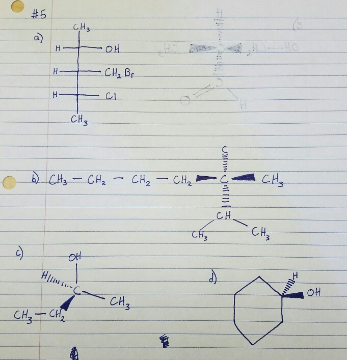 Solved #5 CH₃ - CH₂ Br. Uut - b) C, - CH2 – CH2 – CH2 CH, AH | Chegg.com