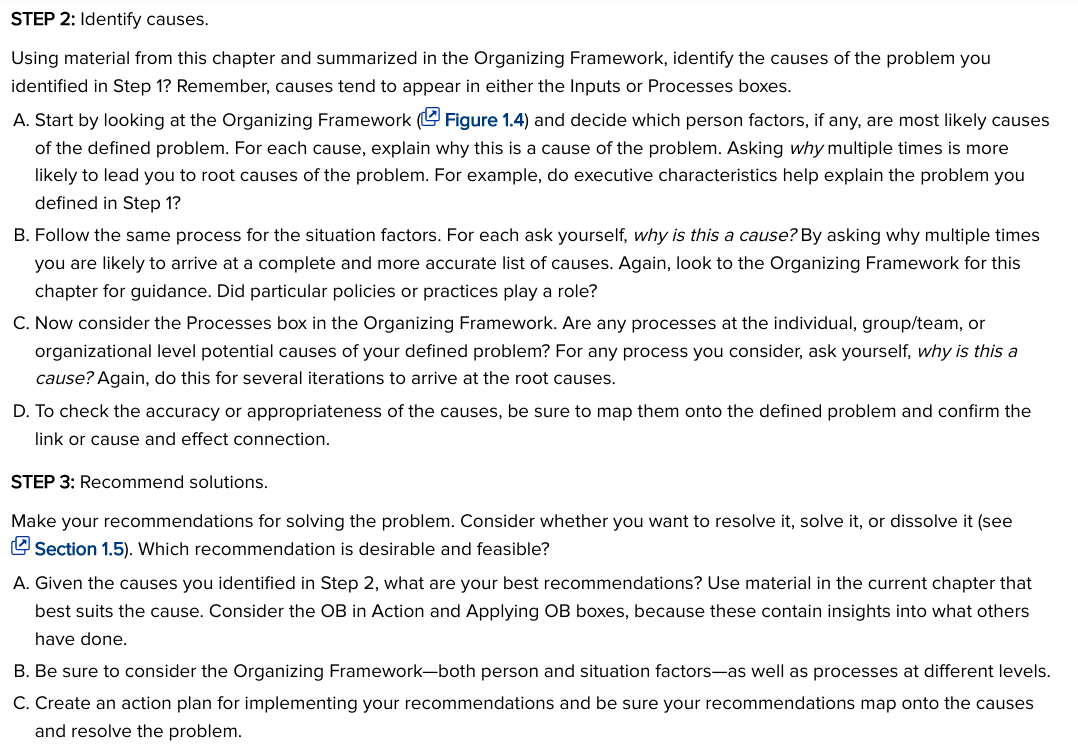 Solved PROBLEM-SOLVING APPLICATION CASE Blood, Brilliance, | Chegg.com