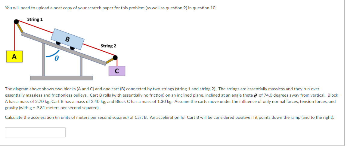 Solved You will need to upload a neat copy of your scratch | Chegg.com