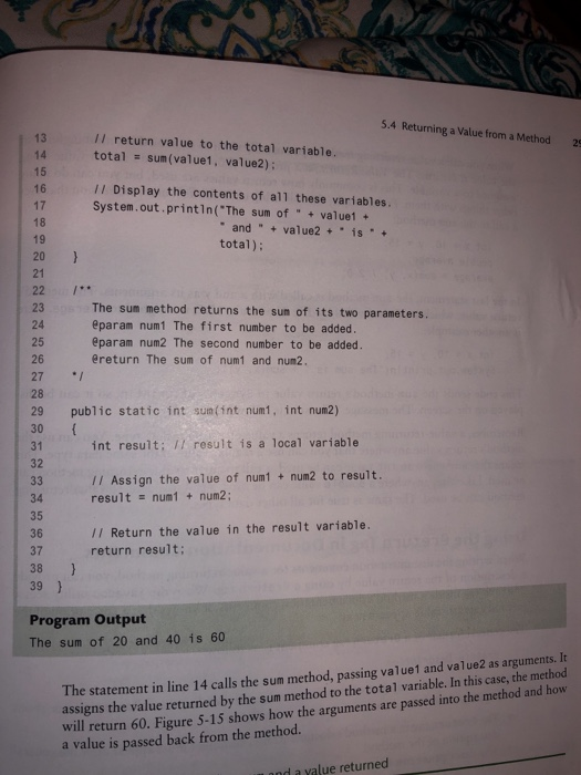 Solved How to create a program that uses 3 methods,Method 1: | Chegg.com