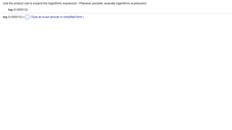 Solved Use the product rule to expand the logarithmic | Chegg.com