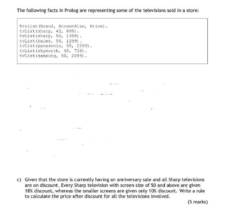 Solved The following facts in Prolog are representing some | Chegg.com