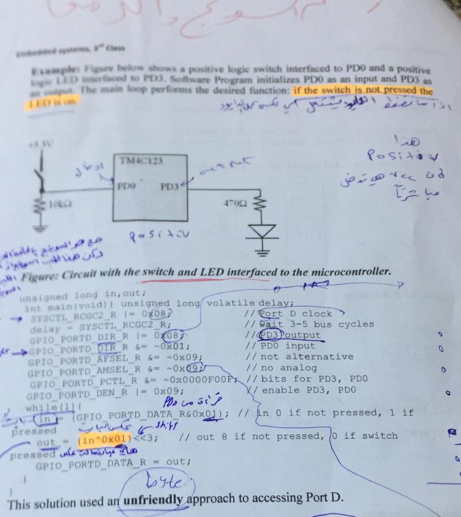 pipe who positive logie switch interfaced to PDO and | Chegg.com
